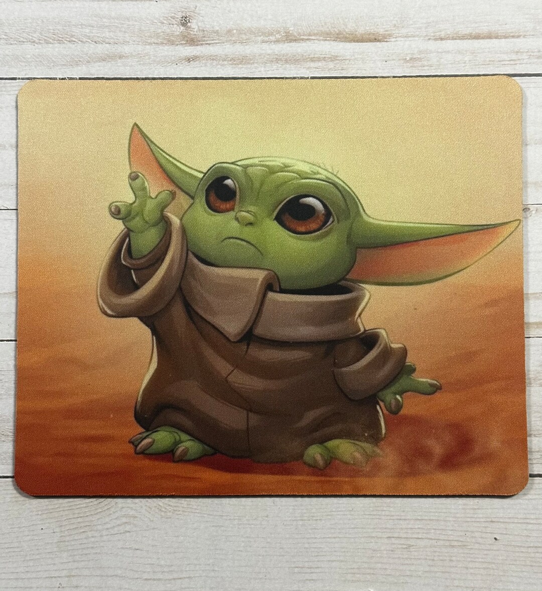 Star Wars Grogu Mousepad - Etsy