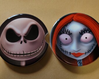 Nightmare Before Christmas Jack and Sally Custom License Plate - Etsy