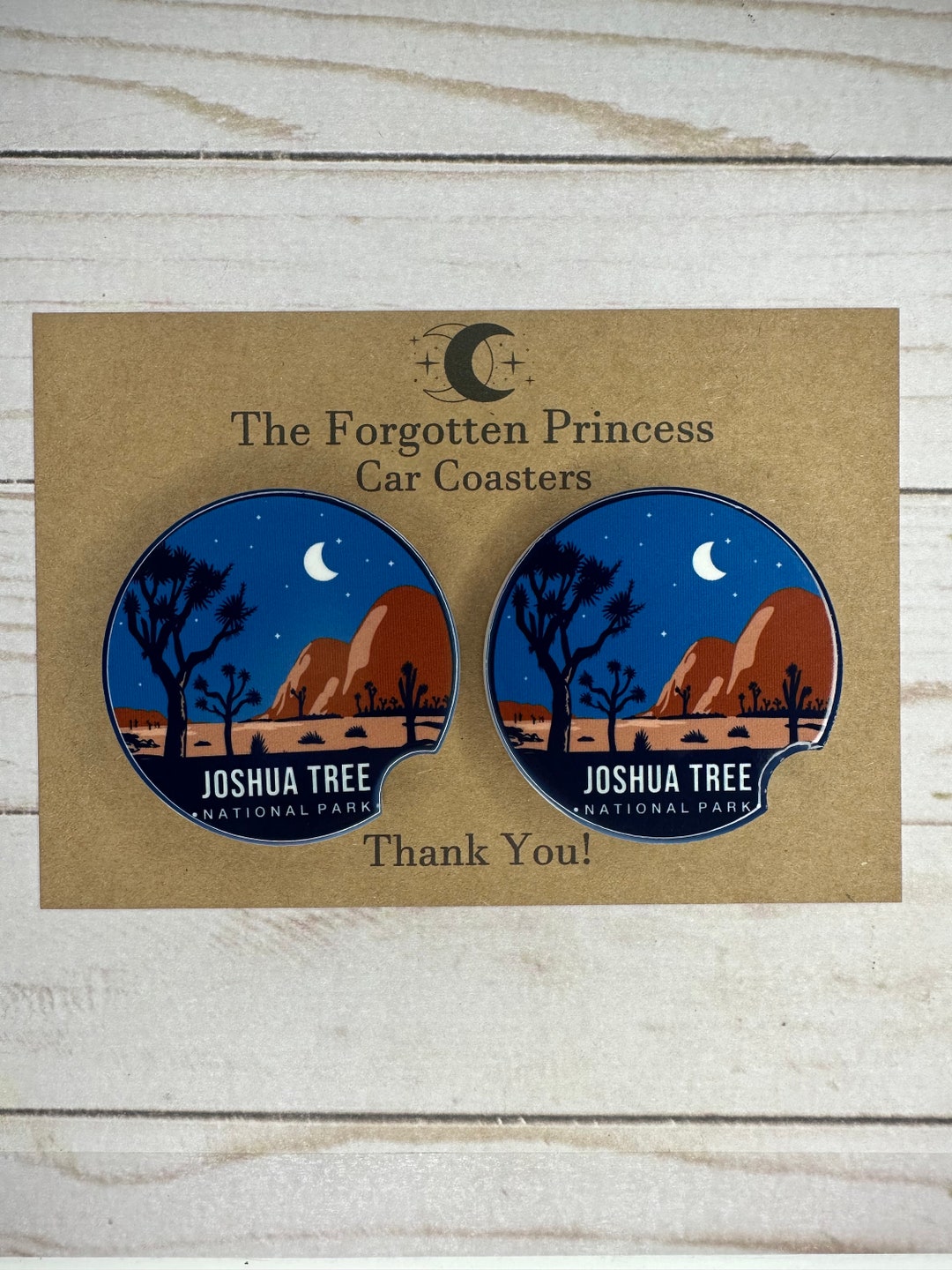 National Park Car Coasters Joshua Tree - Etsy