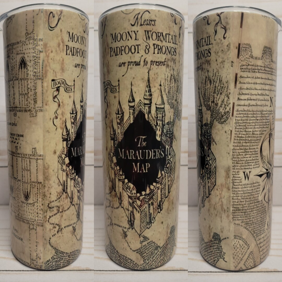 Marauders Map Tumbler - Etsy