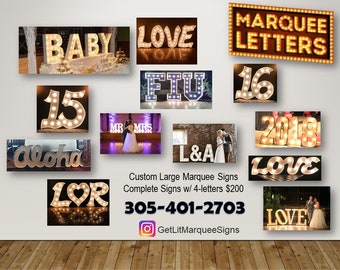 Custom marquee sign | Etsy