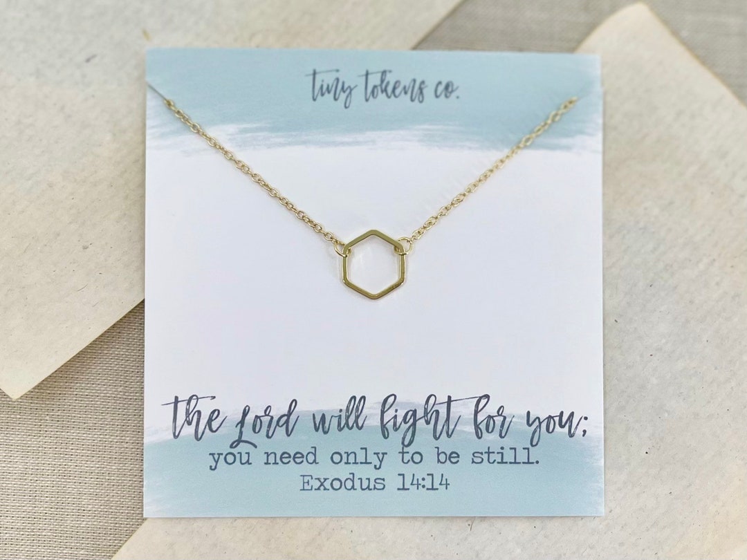 The Lord Will Fight for You, You Need Only to Be Still, Hexagon ...