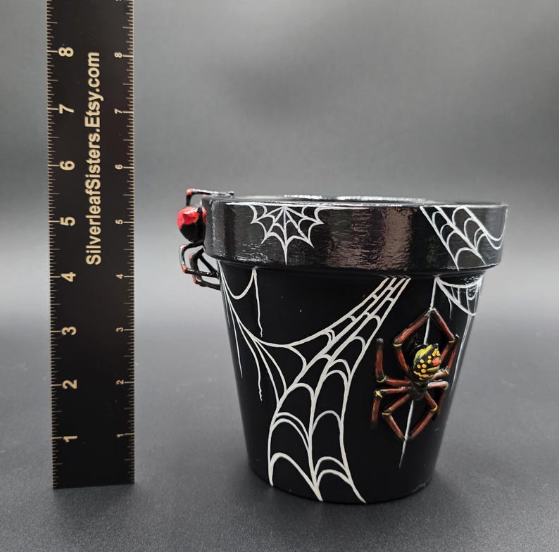 Gothic Spider Pot - 5.5" Hand-sculpted Designs - Etsy