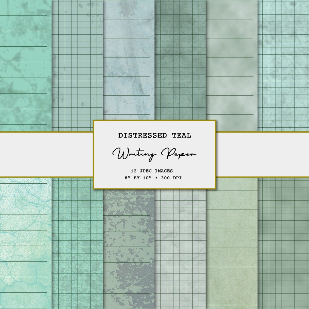 Distressed Writing Paper, Grunge Texture Digital Paper. Junk Journal ...