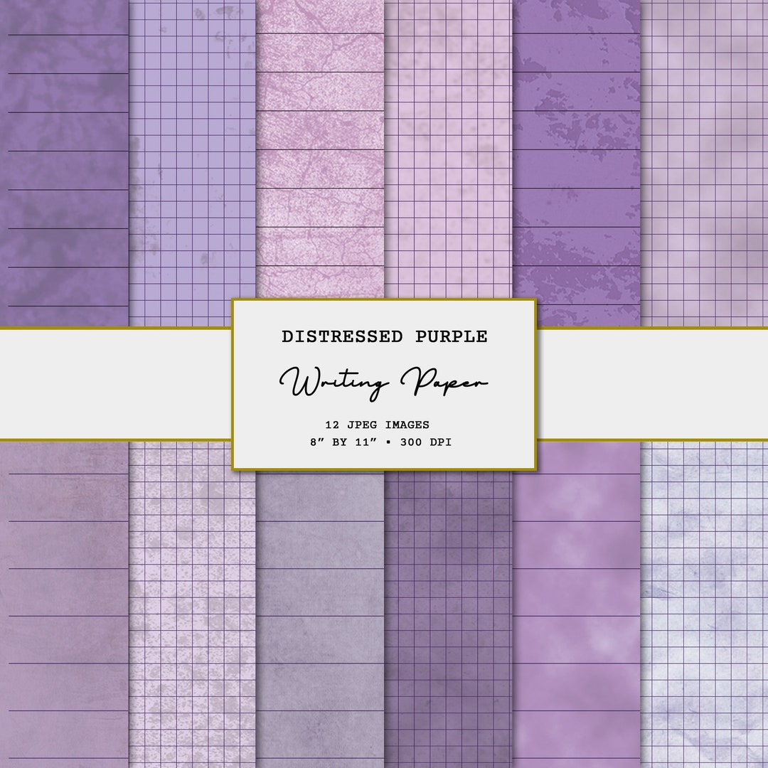Distressed Writing Paper, Grunge Texture Digital Paper. Junk Journal ...