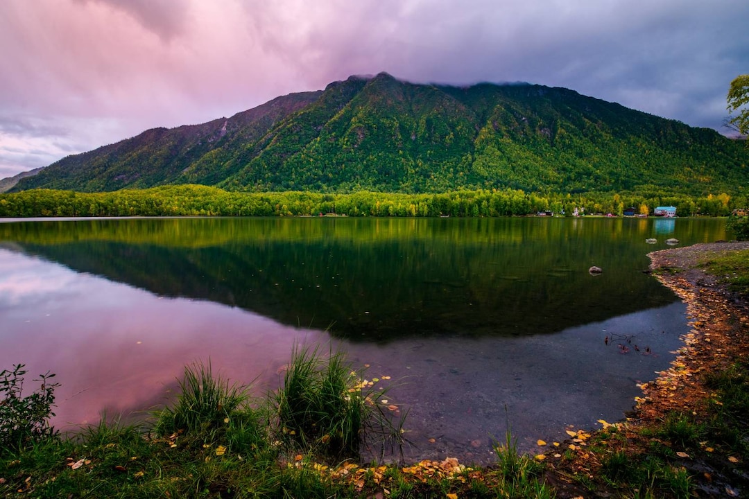 Mirror Lake, Anchorage, Alaska, Landscape Photo Print - Etsy