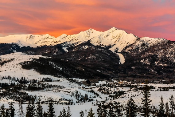 Silverthorne Colorado Landscape Photo Print | Etsy