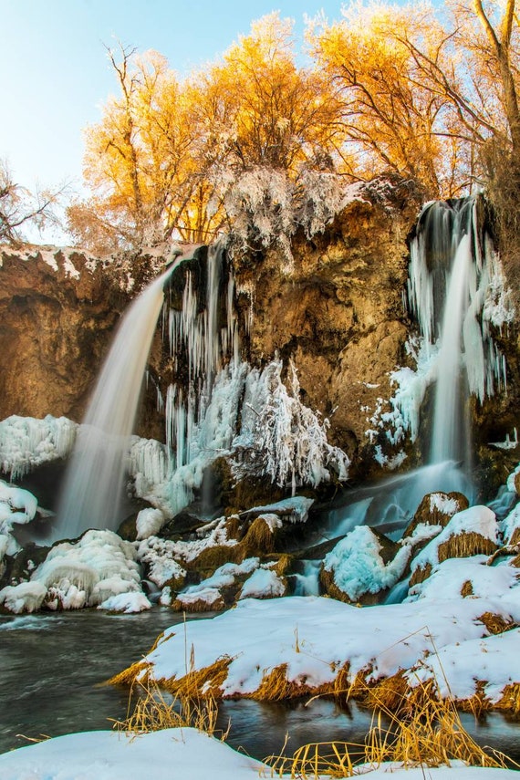 Rifle Falls Rifle Colorado Landscape Photo Print | Etsy