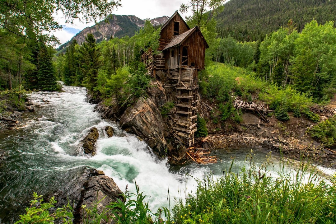 Crystal Mill, Marble, Colorado, Landscape Photo Print - Etsy