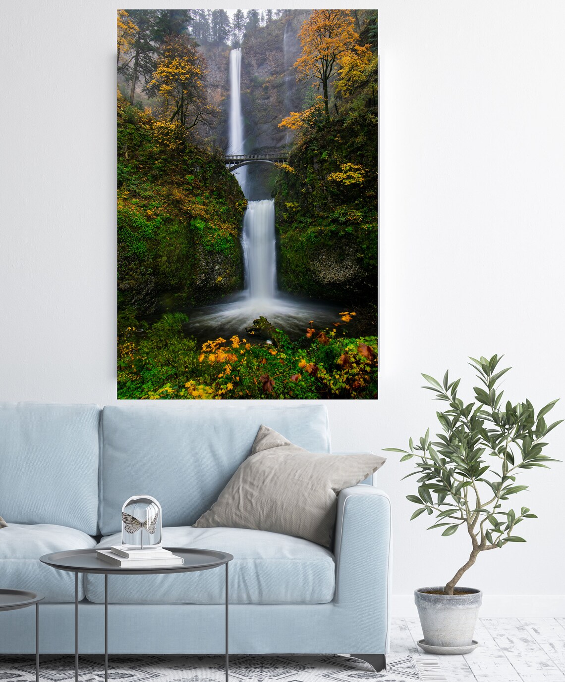 Multnomah Falls Portland Oregon Landscape Photo Print - Etsy
