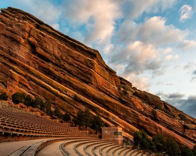 Red Rocks Amphitheatre, Colorado, Landscape Photo Print - Etsy