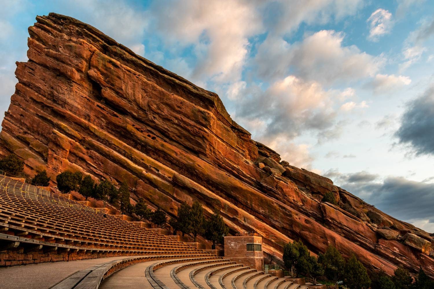 Canvas Print Red Rocks Amphitheatre, Colorado, Landscape - Etsy