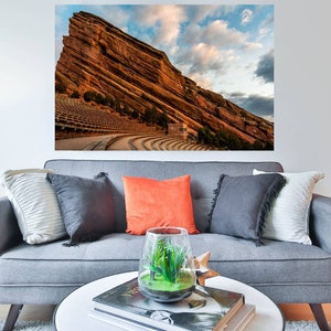 Red Rocks Amphitheatre, Colorado, Landscape Photo Print - Etsy