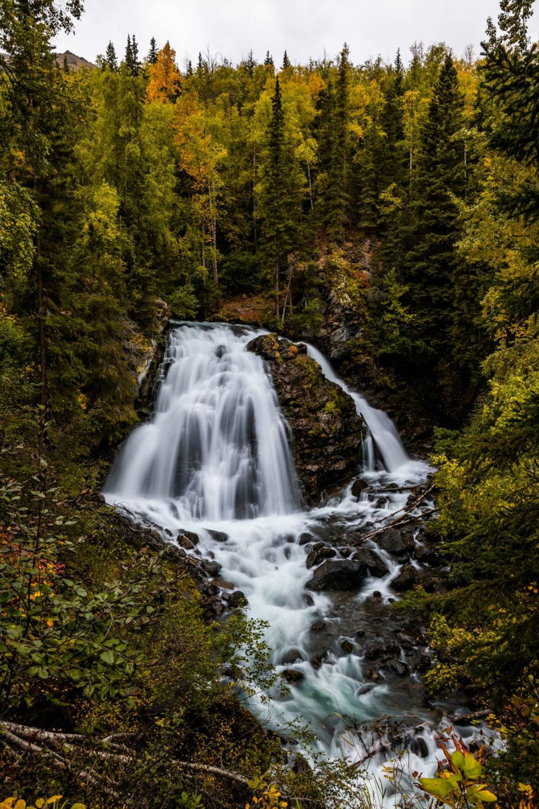 South Fork Falls, Anchorage, Alaska, Landscape Photo Print - Etsy