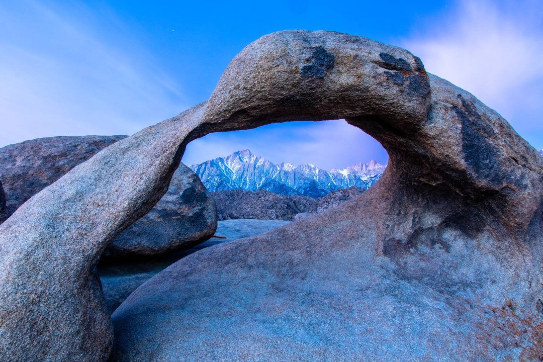 Mobius Arch, Lone Pine, California, Landscape Photo Print - Etsy