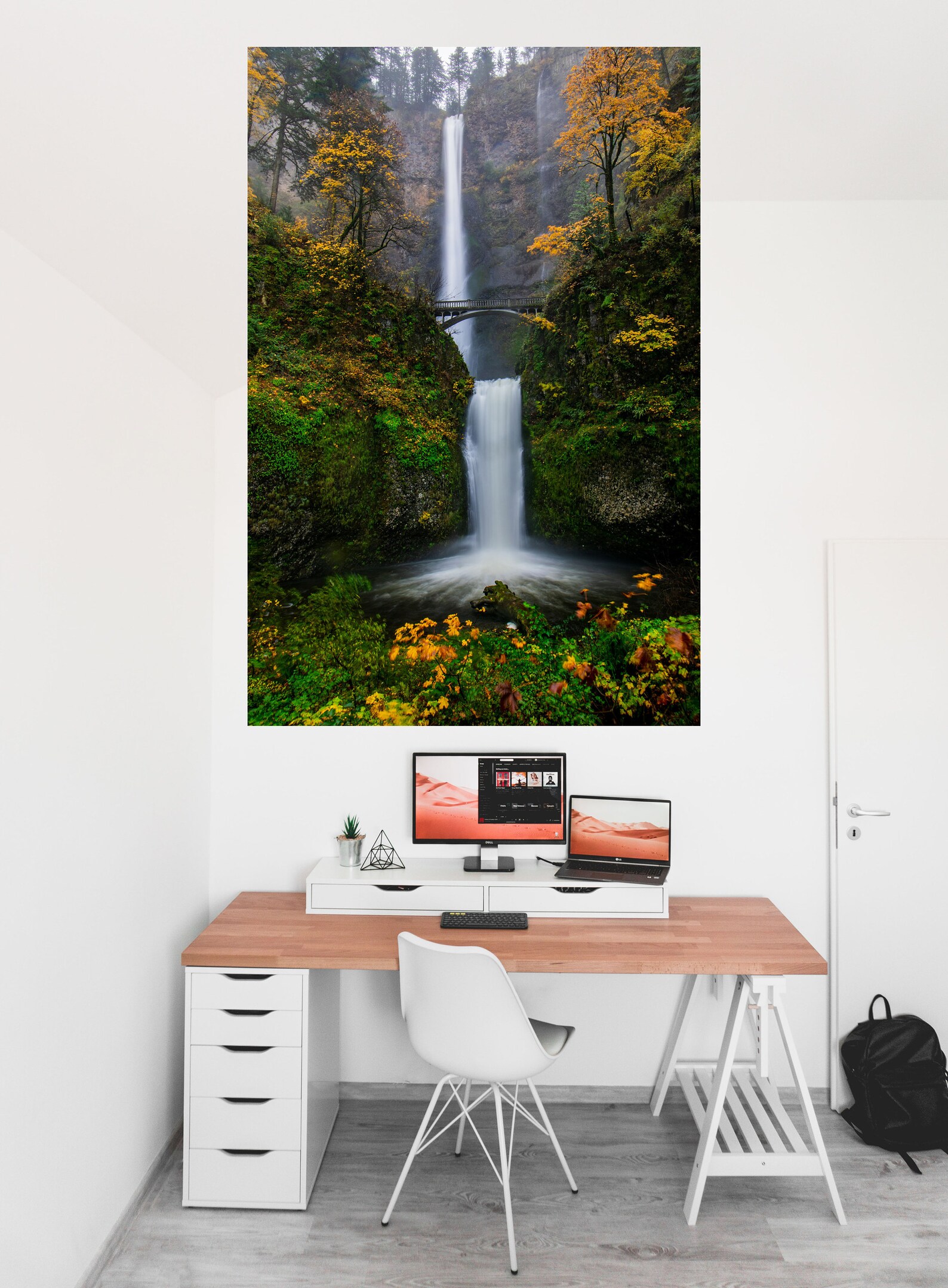 Multnomah Falls Portland Oregon Landscape Photo Print - Etsy