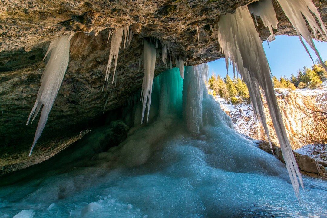 Ice Caves, Rifle Colorado, Landscape Photo Print - Etsy