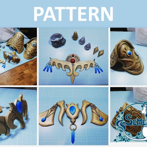 Zelda Armor From Twilight Princess PATTERN 3D TUTORIAL - Etsy