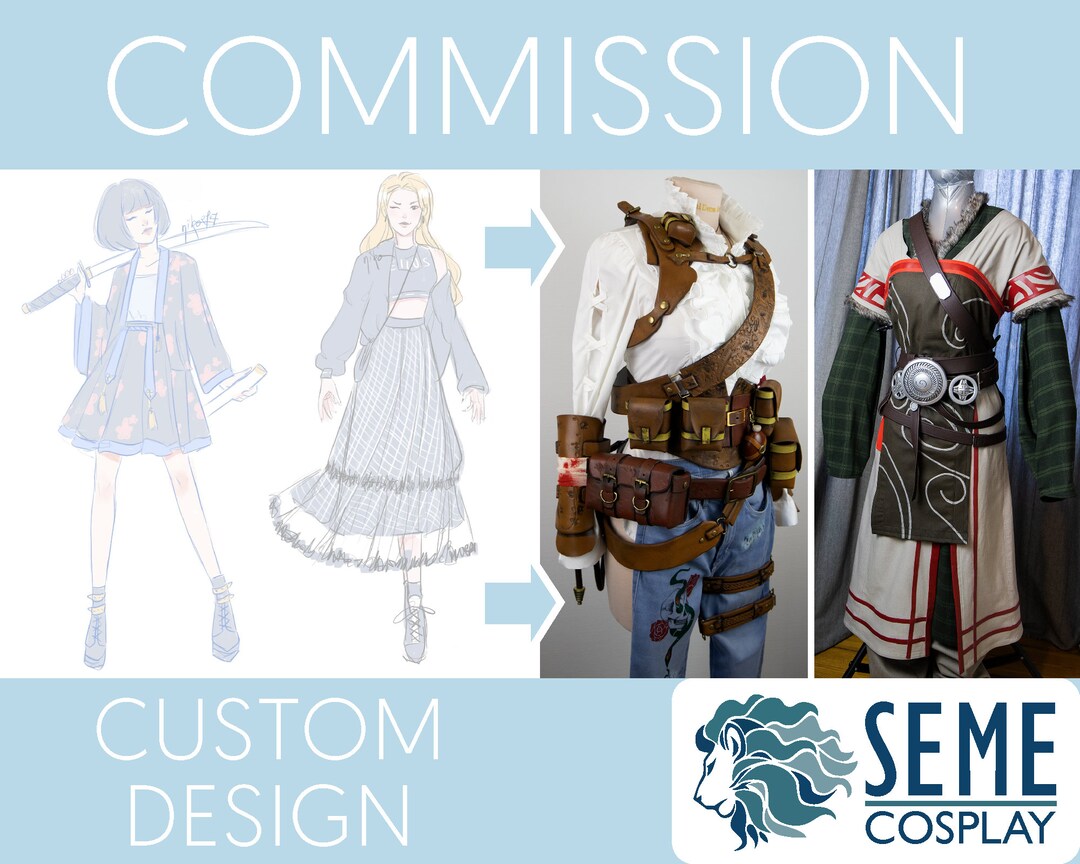 Custom Design Cosplay Commission Costume Prop Weapon - Etsy