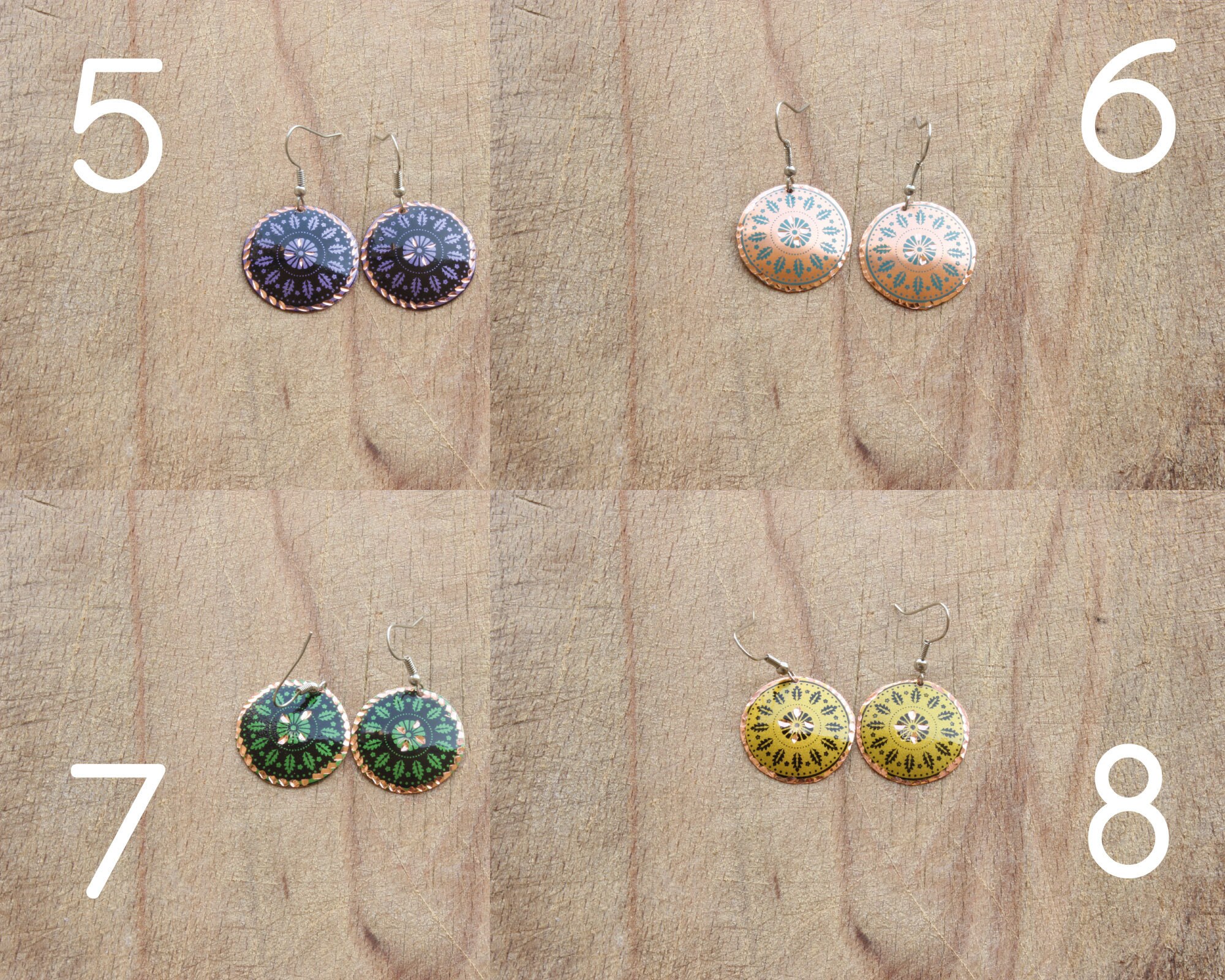 Eye-catching Girls Crew Earrings, Authentic Copper Jewellery ...