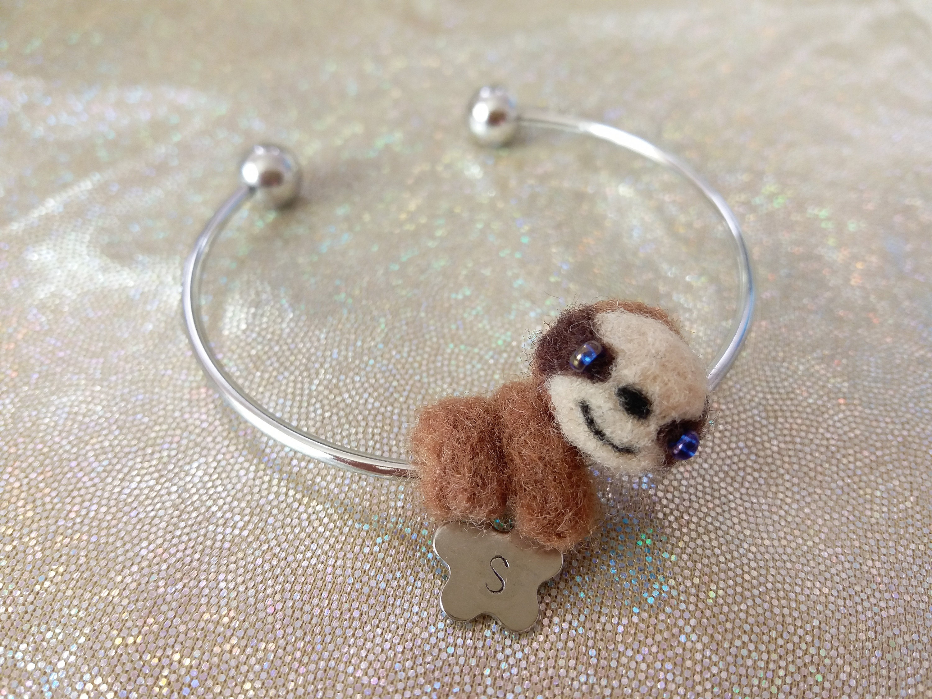 Sloth Gifts / Monogram Bracelet / Personalized Jewelry / Adjustable ...