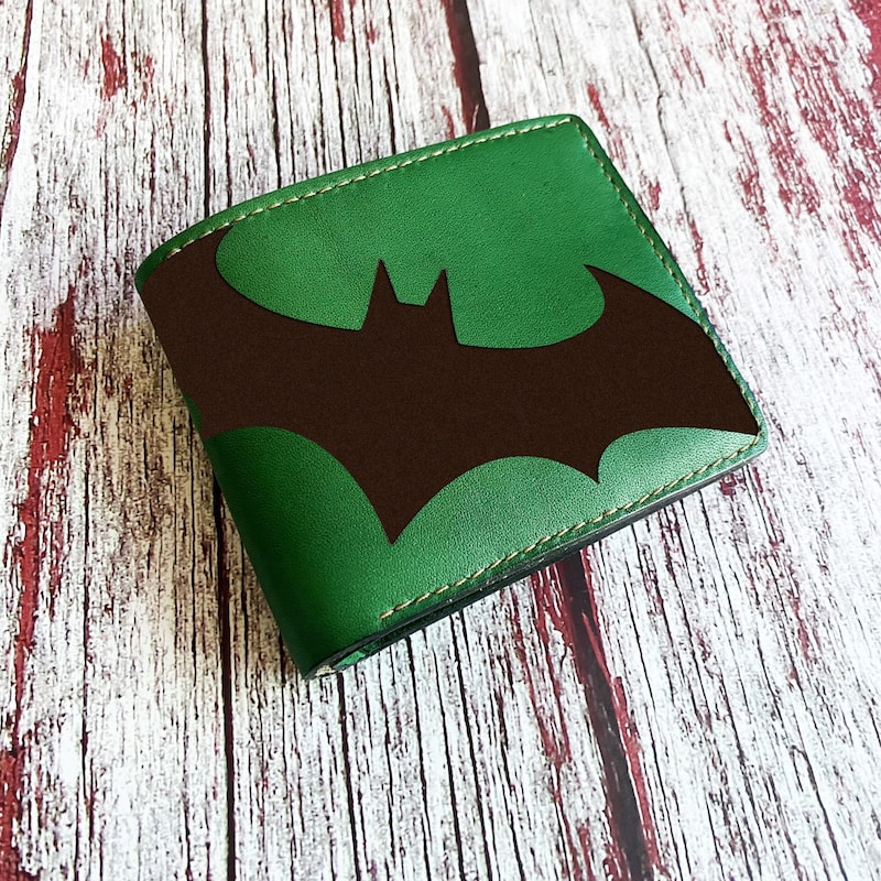Bat Wallet Mens - Etsy