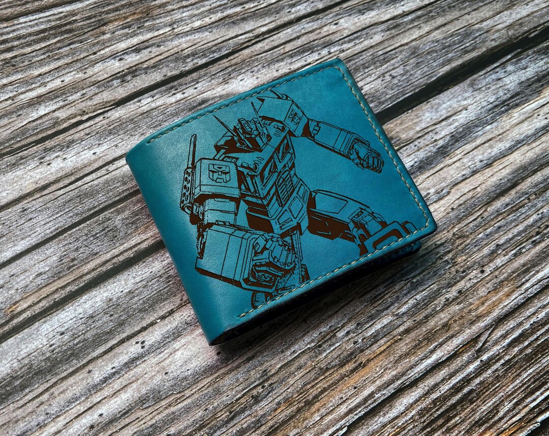 Transformers Art Present, Optimus Leather Handmade Wallet, Orion Pax ...