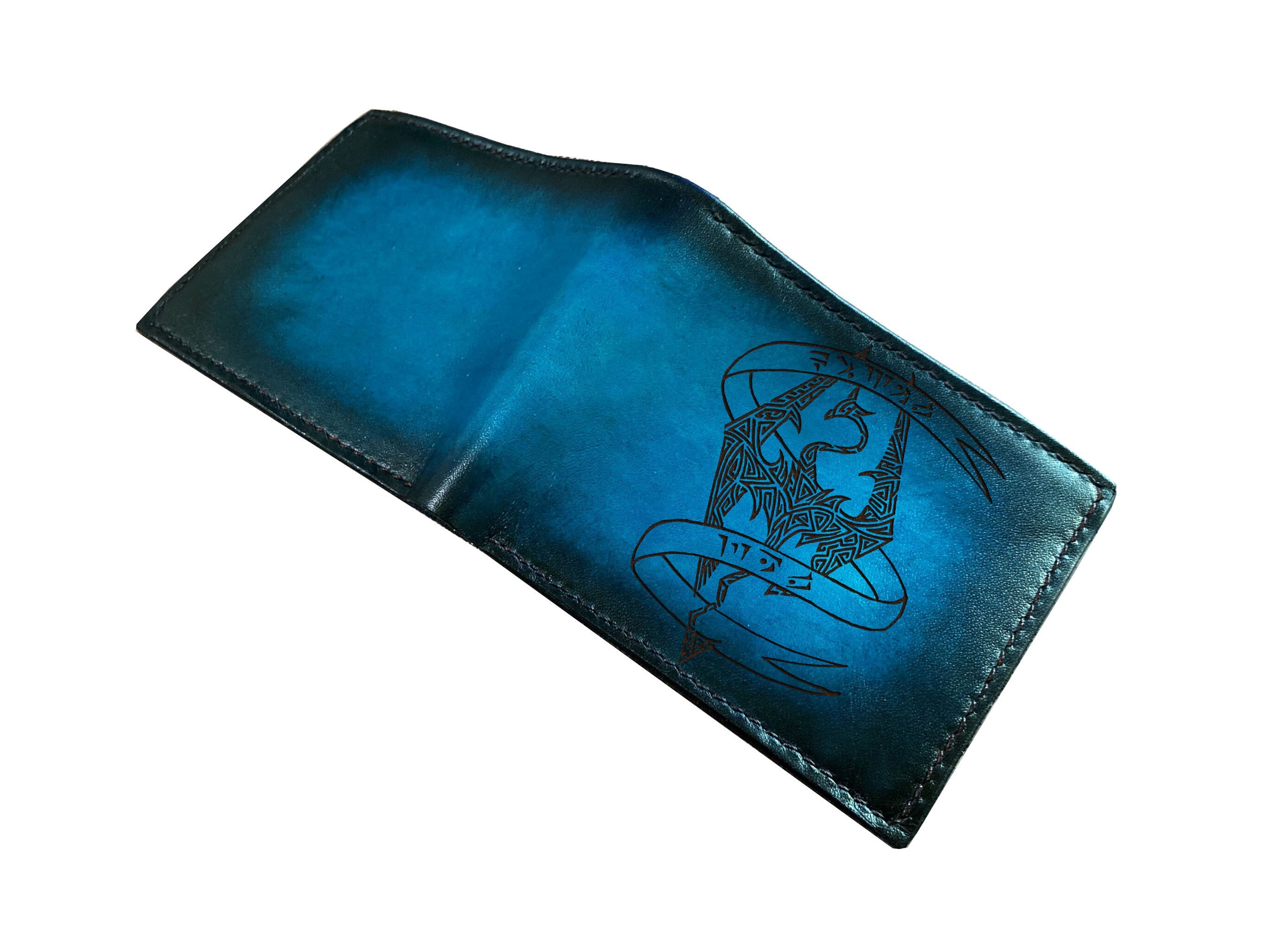 Skyrim Logo Wallet Personalized Leather Men's Wallet - Etsy