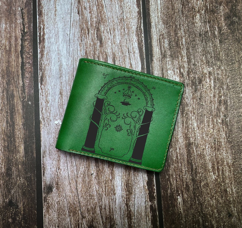 The Doors of Durin Men's Wallet the Lord of the Rings - Etsy