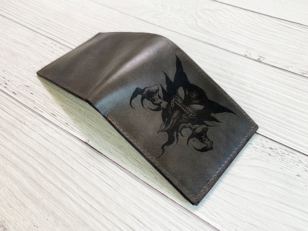 Haunter Pokemon Leather Wallet, Custom Name Engraving Gift Ideas ...