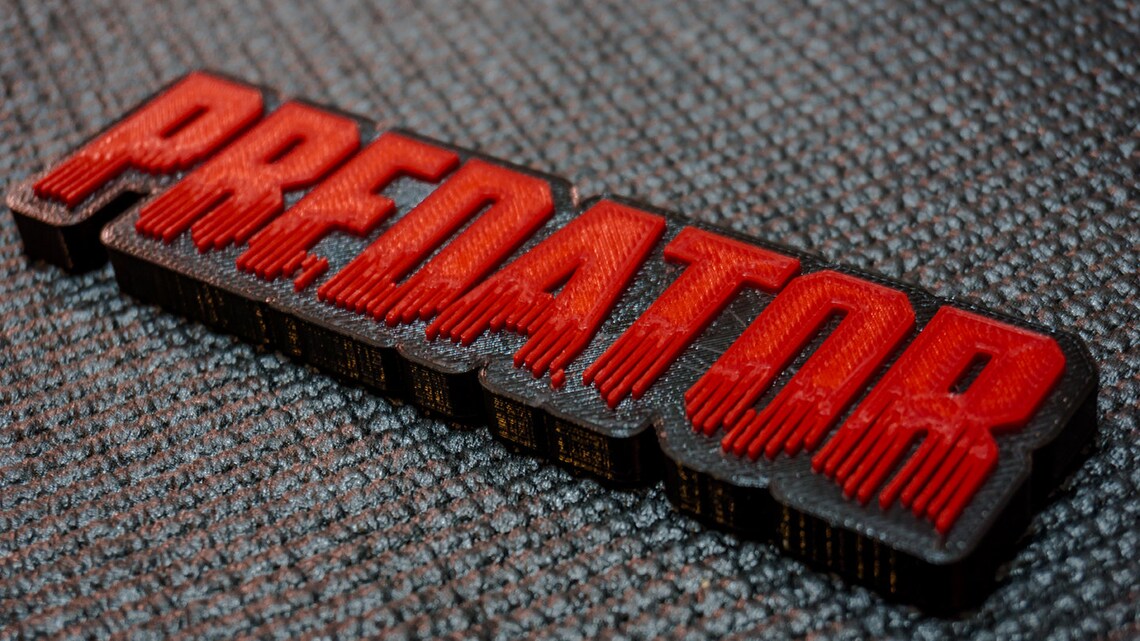 Predator Movie Logo Shelf Wall Art Display Desk Art Classic - Etsy