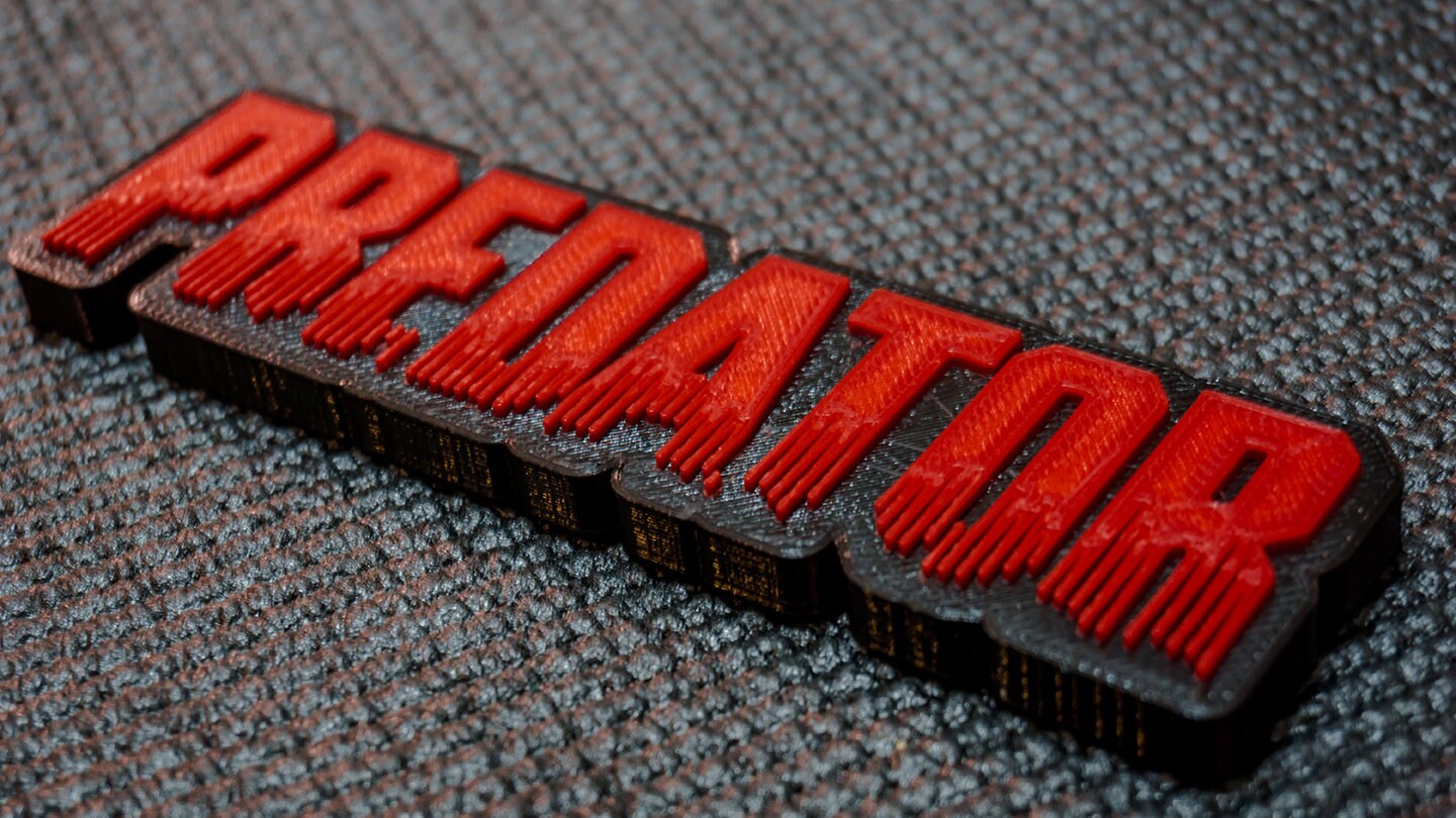 Predator Movie Logo Shelf Wall Art Display Desk Art Classic - Etsy