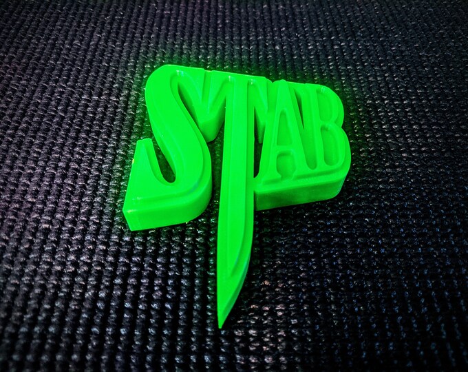 Stab Movie in Scream Shelf Art Movie Display Complement to - Etsy