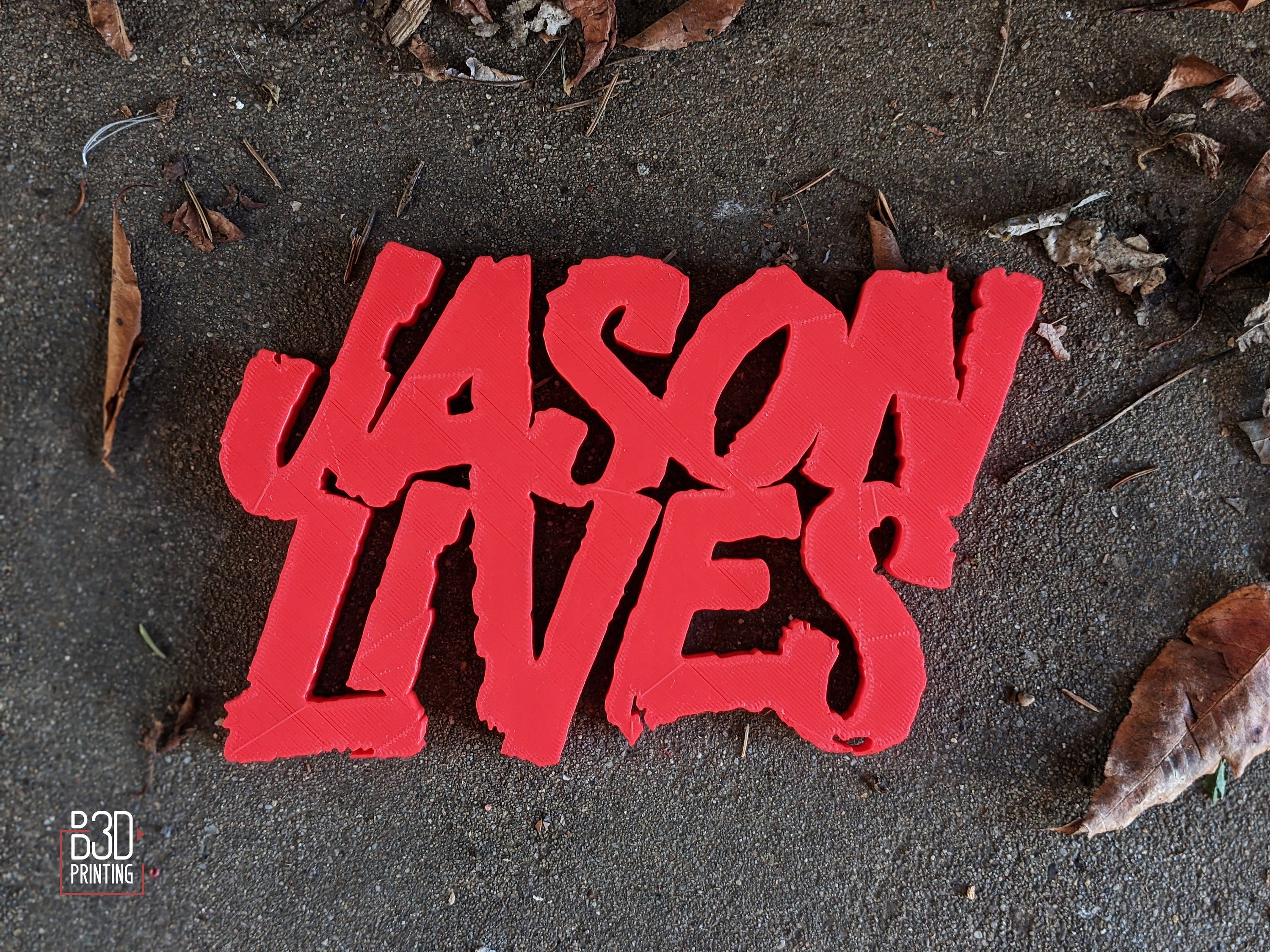 Jason Lives Shelf Art Movie Display Complement to Horror Film - Etsy
