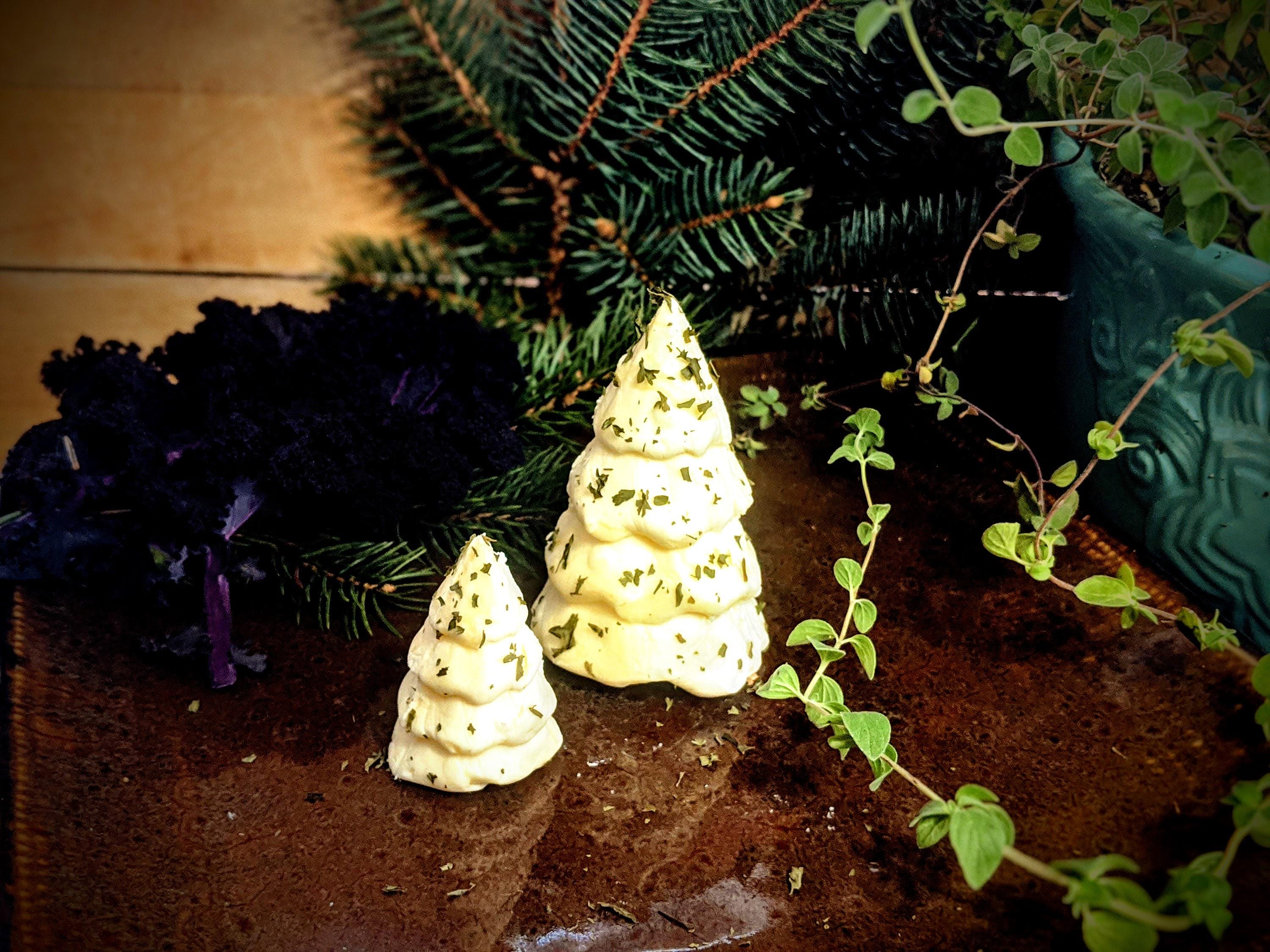 Christmas Tree Butter Mold - Butter Pat Mold, Table Decor, Food Mold ...