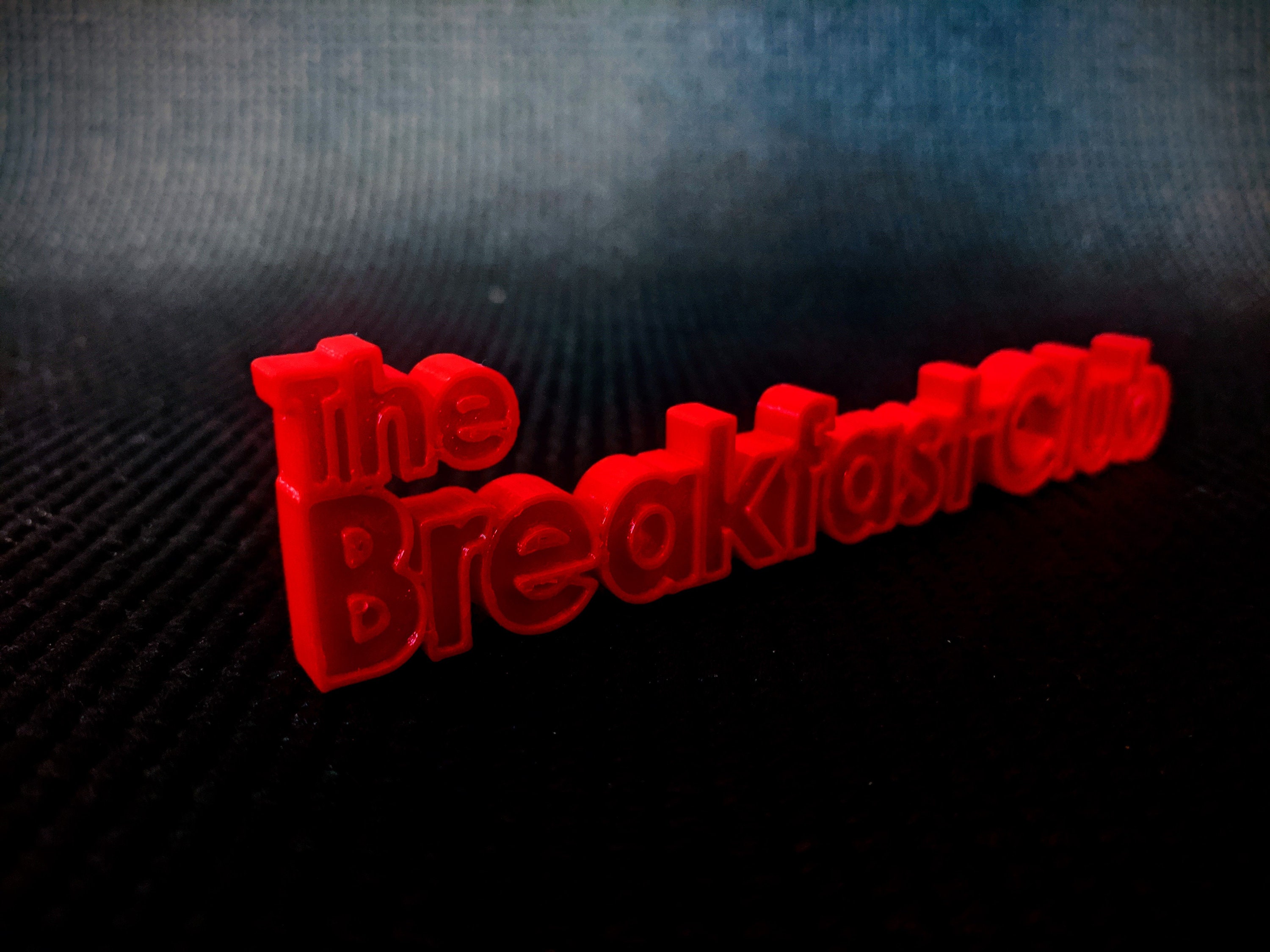 The Breakfast Club Movie Logo Shelf Wall Art Display Desk Art - Etsy