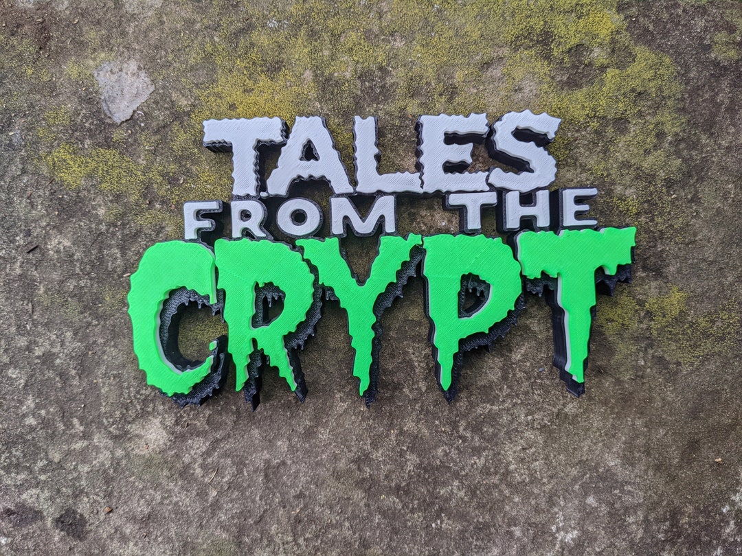 Tales From the Crypt Logo Shelf Art, Movie Room Display Complement ...