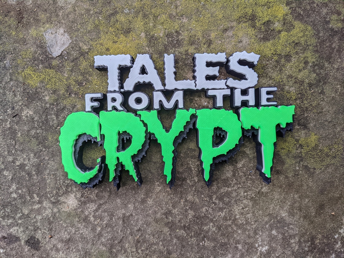 Tales From the Crypt Logo Shelf Art Movie Room Display - Etsy