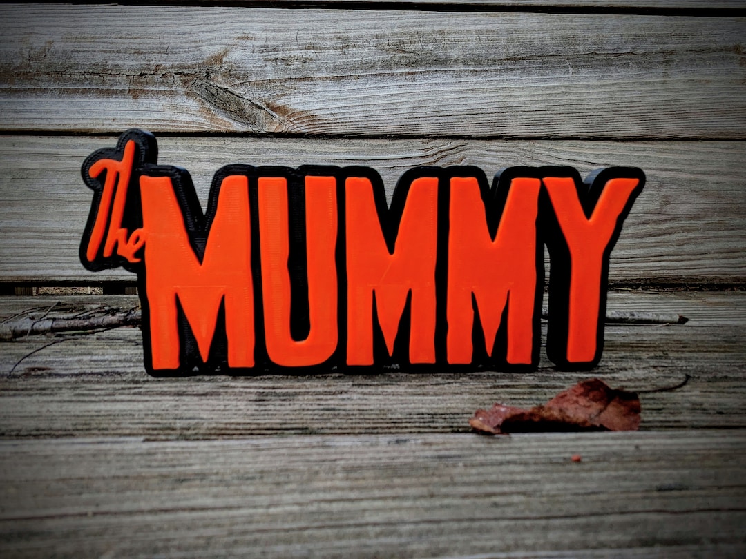 The Mummy Vintage 1931 Movie Logo Film Collection Shelf Art Sign ...