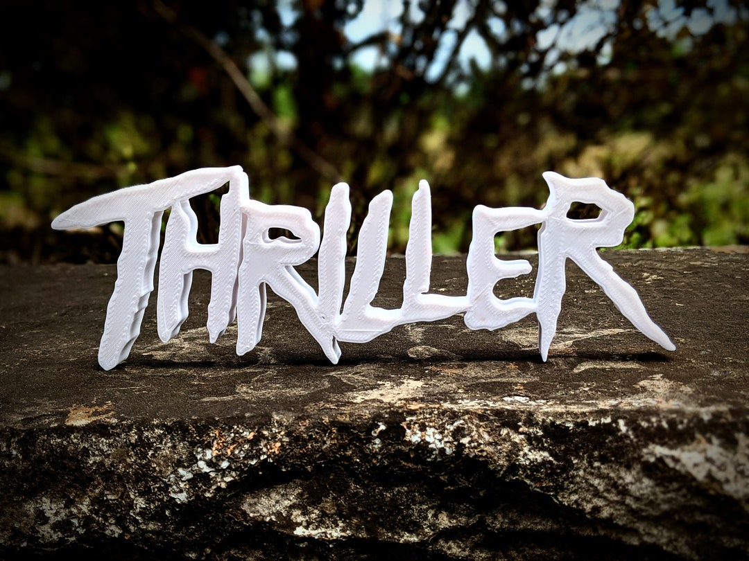 Thriller Movie Genre Shelf Display – Cult Horror Typography - Etsy