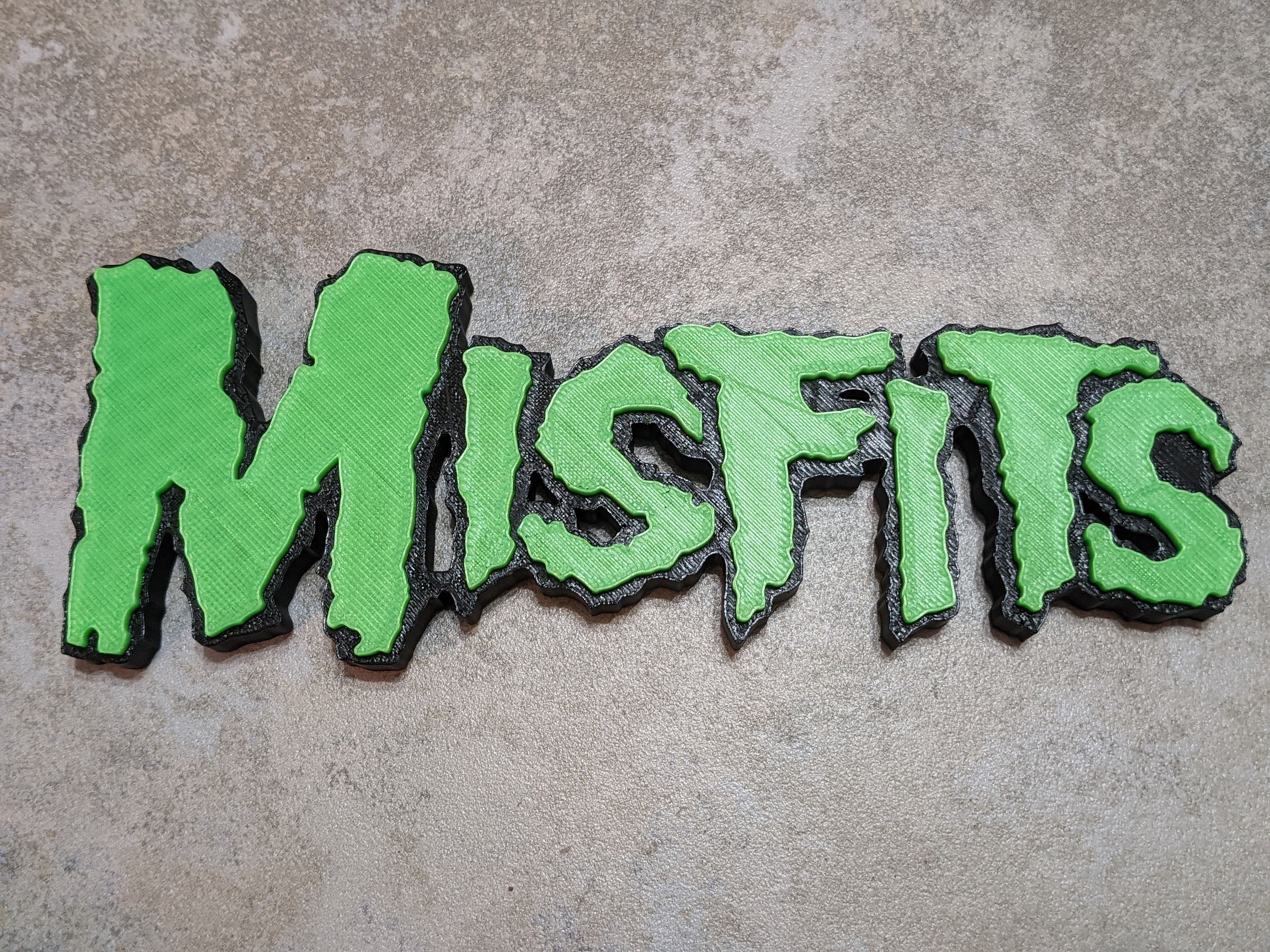 Misfits Logo Shelf Art Music Room Display Collection Sign - Etsy UK