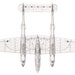 P-38 Lightning 55" 3D Printed RC Plane 3dlabprint Model P 38 Airplane ...