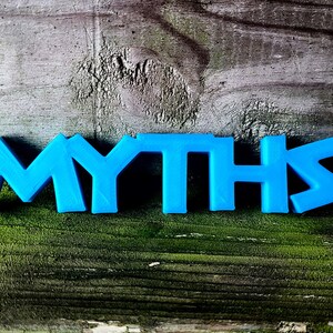 Myths Genre Sign for Book or Movie Shelf - Diorama Sign - Movie Room ...