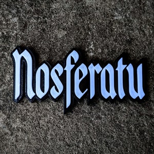 Nosferatu Shelf Art - Diorama Title Plaque - Classic Movie Logo Diorama ...