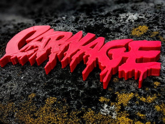 Carnage Logo Replica Shelf Art Movie Display Complement to - Etsy