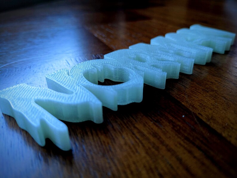 Oozing Blood 3D Printed Personalized Name Plate Custom Horror Plaque ...