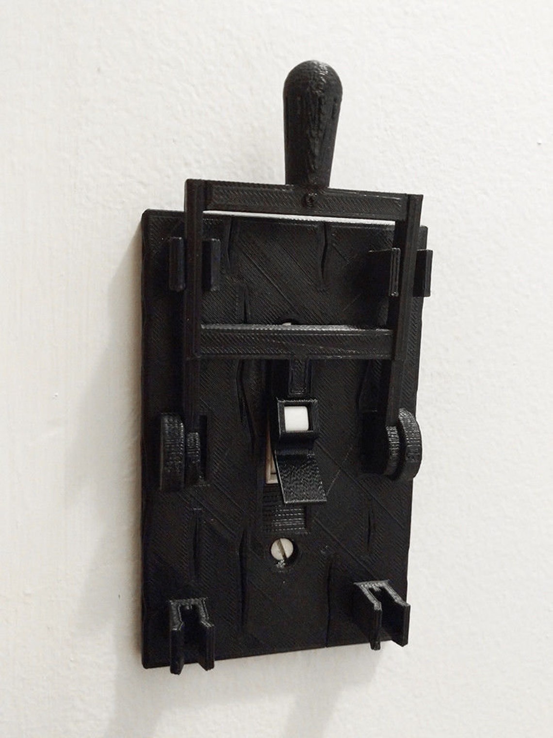 3D Printed Light Switch Cover and Handle Frankenstein Mad | Etsy