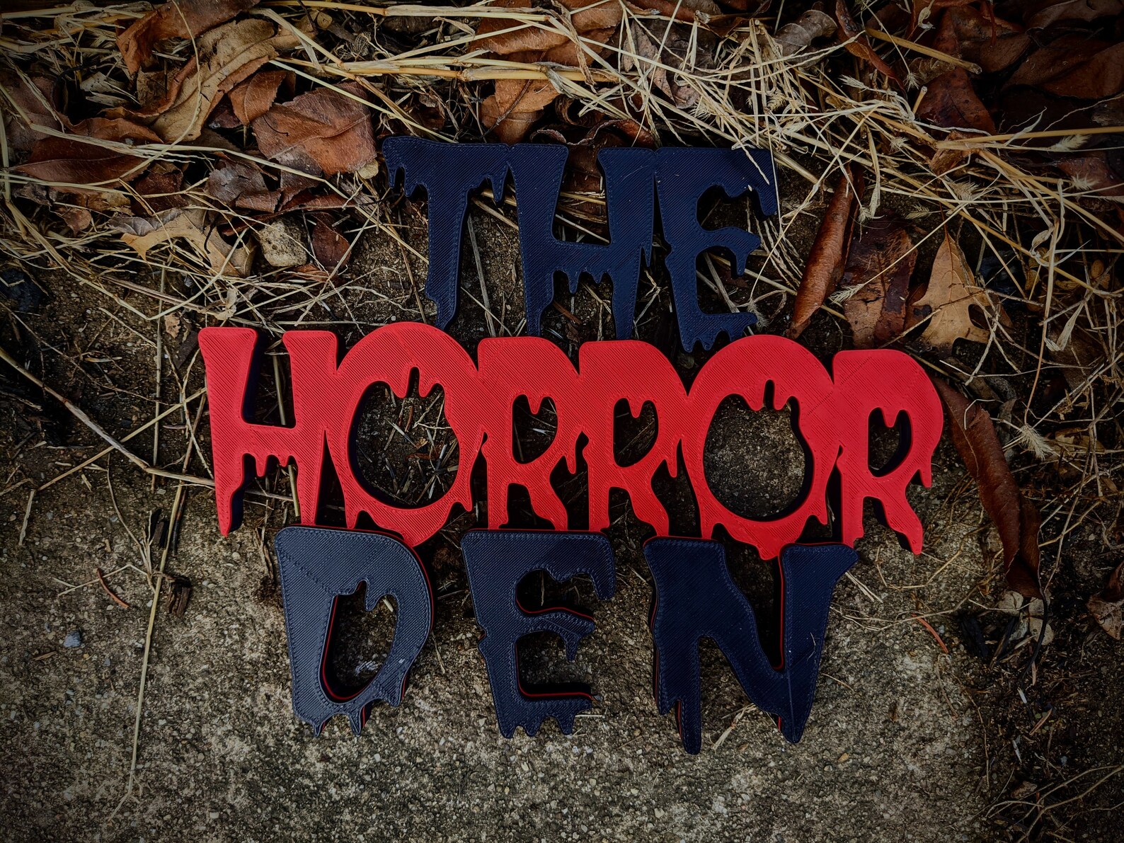 The Horror Den Wall Sign Door Sign Shelf Art Movie Room - Etsy