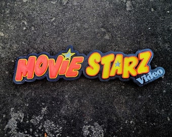 Blockbuster Video Movie Store Fan Shelf Display Collection Room Sign ...