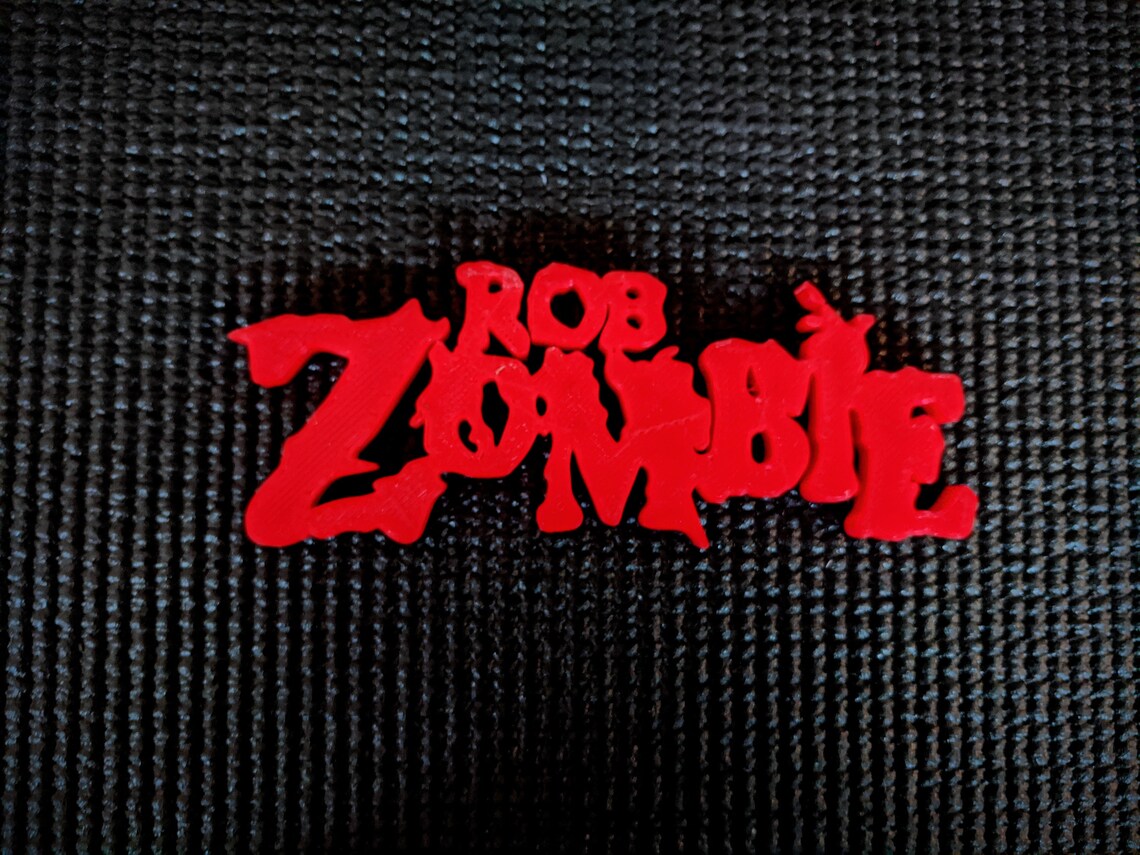 Rob Zombie Logo Shelf Wall Art Display Desk Art Classic Film | Etsy